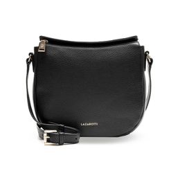 Lazarotti Bologna Leather Umhängetasche Leder 25 cm in black | Gr.: onesize