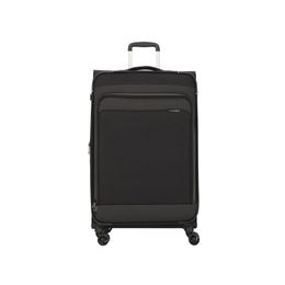 d&n D&N Travel Line 9504 4 Rollen Trolley L 76 cm mit Dehnfalte in black | Gr.: onesize
