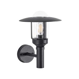 Beliani Wandleuchte für den Außenbereich TIZU in Schwarz - (W) 26 x (H) 32 x (L) 30 cm | Gr.: onesize