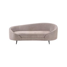 Beliani 3-Sitzer Sofa SAVAR in Braun/Schwarz - (W) 183 x (H) 69 x (L) 84 cm | Gr.: onesize