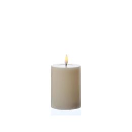 Deluxe Homeart LED Kerze Mia Echtwachs flackernd H: 10cm D: 7,5cm in creme | Gr.: onesize