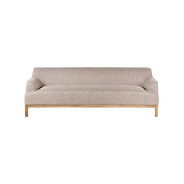 Beliani 3-Sitzer Sofa SOSJO in Braun - (W) 219 x (H) 74 x (L) 83 cm | Gr.: onesize