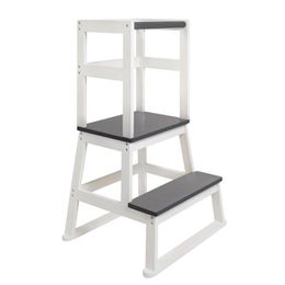 BOMI Lernturm Swubi in Grau / wei&szlig; | Gr.: onesize