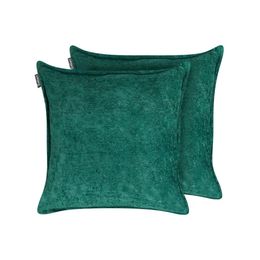 Beliani 2er-Set Dekokissen VERPIS in Grün | Gr.: onesize