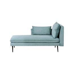 Beliani Chaiselongue YERRES in Blau/Schwarz - (W) 168 x (H) 79 x (L) 87 cm | Gr.: onesize