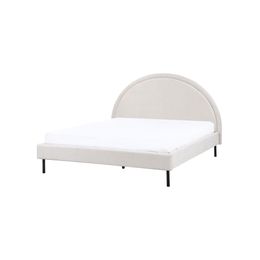 Beliani Doppelbett MARGUT in Beige - (W) 172 x (H) 116 x (L) 214 cm | Gr.: onesize