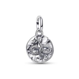 Pandora Medaillon Charm Silber Unendlichkeits-Schlange | Gr.: onesize