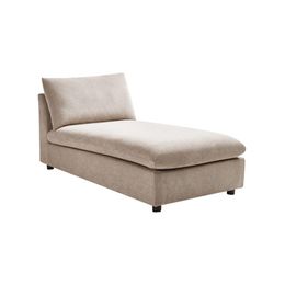 Beliani Chaiselongue VIZILLE in Beige - (W) 80 x (H) 60 x (L) 160 cm | Gr.: onesize