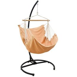 AMANKA XL Outdoor Hängesessel Key Largo mit Gestell in Sand | Gr.: onesize