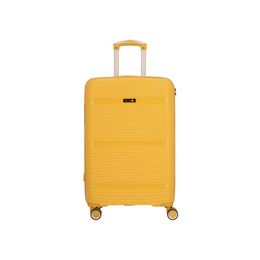 d&n D&N Travel Line 4200 4 Rollen Trolley M 67 cm in yellow | Gr.: onesize