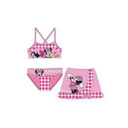 Disney Minnie Mouse Bikini & Rock – Checkered Design 4–10 Jahre | Gr.: onesize