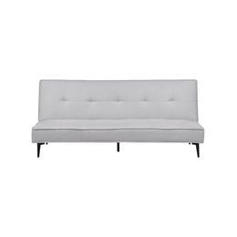 Beliani 3-Sitzer Sofa ESSVIK in Grau/Schwarz - (W) 191 x (H) 83 x (L) 90 cm | Gr.: onesize