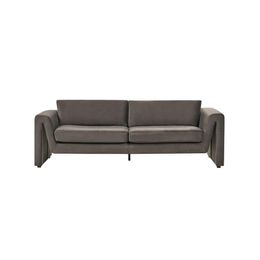 Beliani 3-Sitzer Sofa MAUNU in Grau/Schwarz - (W) 237 x (H) 76 x (L) 83 cm | Gr.: onesize