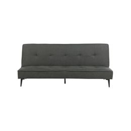 Beliani 3-Sitzer Sofa ESSVIK in Grau/Schwarz - (W) 191 x (H) 83 x (L) 90 cm | Gr.: onesize
