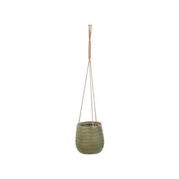 Beliani Outdoor Blumentopf LIVADIA in Grün - (W) 20 x (H) 21 x (L) 20 cm | Gr.: onesize