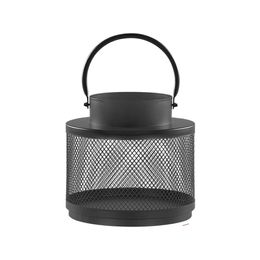 Beliani Laterne YAMDENA in Schwarz - (W) 24 x (H) 24 x (L) 24 cm | Gr.: onesize