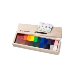 Stockmar 24 Wachsmalblöcke im Holzkasten in Bunt | Gr.: onesize