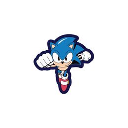 Sonic Kissenbezug 40x40cm – Run Design Samt Deko Kissen | Gr.: onesize