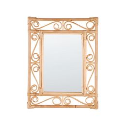 Beliani Wandspiegel AMANU in /Beige - (W) 41 x (H) 52 x (L) 2 cm | Gr.: onesize