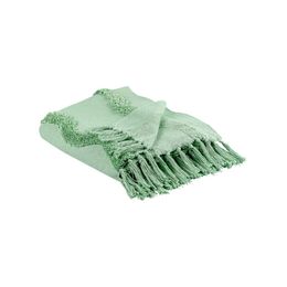Beliani Kuscheldecke KHARI in Grün - (W) 125 x (H) 1 x (L) 150 cm | Gr.: onesize