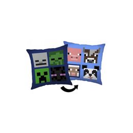 Minecraft Kissen 40×40cm Bad Mobs Dekokissen Creeper | Gr.: onesize