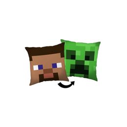 Minecraft Kissen 40×40cm Steve & Creeper Deko Gamer Kids | Gr.: onesize