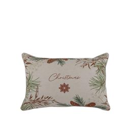 Chic Antique Aix Kissebezug mit Tanne Christmas in leinen | Gr.: onesize