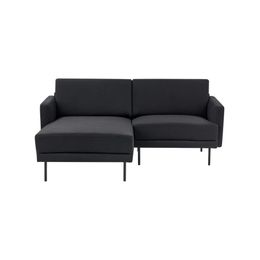 Beliani 2-Sitzer Sofa BREDA in Schwarz - (W) 192 x (H) 85 x (L) 155 cm | Gr.: onesize