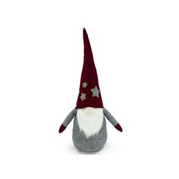 MARELIDA Weihnachtsfigur Wichtel Alfred H: 100cm in grau, schwarz | Gr.: onesize
