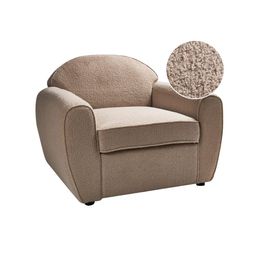 Beliani Sessel ELLEDE in Braun - (W) 93 x (H) 73 x (L) 90 cm | Gr.: onesize