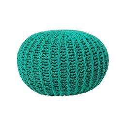 Beliani Pouf CONRAD in Grün - (W) 50 x (H) 35 x (L) 50 cm | Gr.: onesize