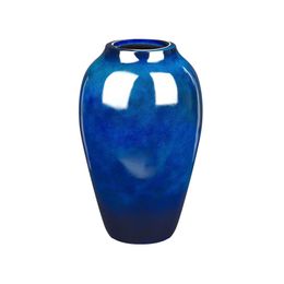 Beliani Blumenvase OCANA in Blau - (W) 22 x (H) 37 x (L) 22 cm | Gr.: onesize