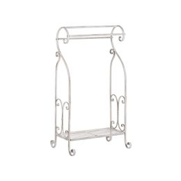 Beliani Handtuchständer LINARES in Weiß - (W) 49 x (H) 91 x (L) 33 cm | Gr.: onesize