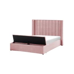 Beliani Doppelbett NOYERS in Rosa - (W) 170 x (H) 132 x (L) 247 cm | Gr.: onesize