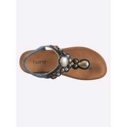 Heine Sandale in blau | Gr.: 40