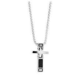 Adelia´s Kette mit Anhänger ADELIA ́S, silber (silber, kreuz), Halsketten, Herren, unbekannt, Edelstahl