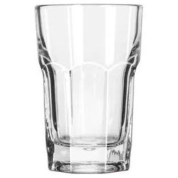 Gläser-Set Libbey "Highball Glas -GIBRALTAR-, 266 ml, Ø 8 cm, H: 12 cm, 12er Set", transparent, H:12cm Ø:8cm, Glas, Trinkgefäße, hochwertig verarbeitet, im modernen Design