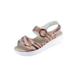 SOLIDUS Komfort Sandalen in Beige | Gr.: 42,5