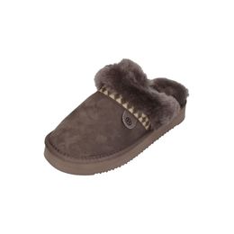 Rohde Hausschuhe GENOVA 7080 in braun | Gr.: 38