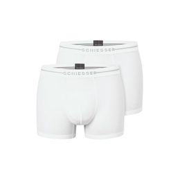 Schiesser Trunk Cotton Flex in Wei&szlig; | Gr.: 6