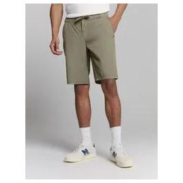 Chinohose NO EXCESS "NO EXCESS Chino-Shorts", Herren, Gr. L, grün (dunkelgruen), 65% Baumwolle, 32% Polyamid, 3% Elasthan, Hosen