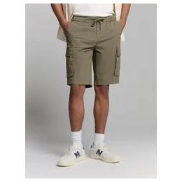 Cargohose NO EXCESS "NO EXCESS Cargo-Shorts", Herren, Gr. S, grün (dunkelgruen), 65% Baumwolle, 32% Polyamid, 3% Elasthan, Hosen