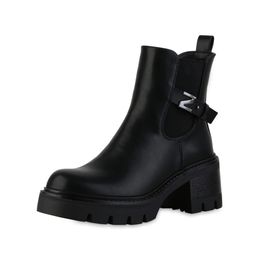 VAN HILL Klassische Stiefeletten Kelly in Schwarz | Gr.: 41