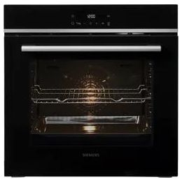 Siemens Pyrolyse Backofen "HB572ABS3", Energieeffizienz: A+ (A+++-D), grau (silberfarben), B:59,4cm H:59,5cm T:54,8cm, Backöfen, Air Fry Funktion für knusprige Ergebnisse & Selbstreinigungsfunktion, Topseller