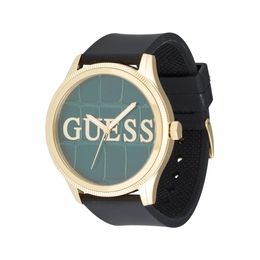 Guess Uhr 'Reputation' Herren Größe One Size gold / dunkelgrün / schwarz