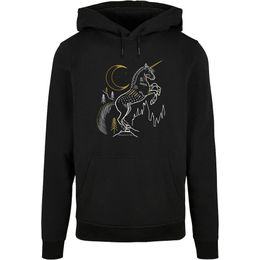 Absolute Cult Sweatshirt 'Harry Potter - Unicorn' male Black size XS