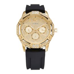 Guess Uhr 'REGAL' Herren Größe One Size gold / schwarz