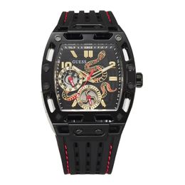 Guess Uhr 'Phoenix' Herren Größe One Size gold / rot / schwarz