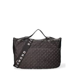 John Richmond Handtasche Damen Größe One Size black denim / weiß