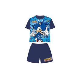 Sonic Kurzpyjama Kinder 8 Jahre – Schlafanzug Set | Gr.: 5-6 Jahre